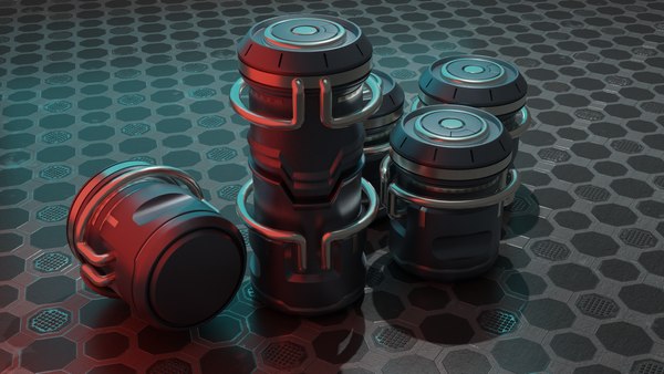 modelo 3d Sci-Fi Barrel - TurboSquid 2085831
