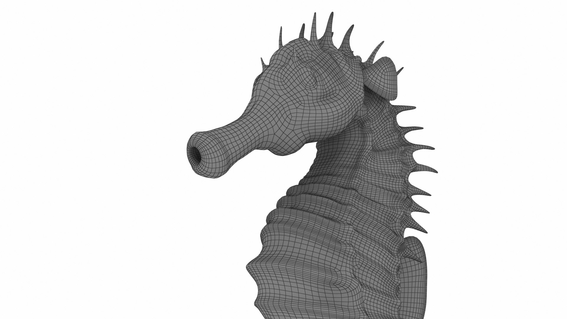 3D Realistic Sea Horse - TurboSquid 1483194