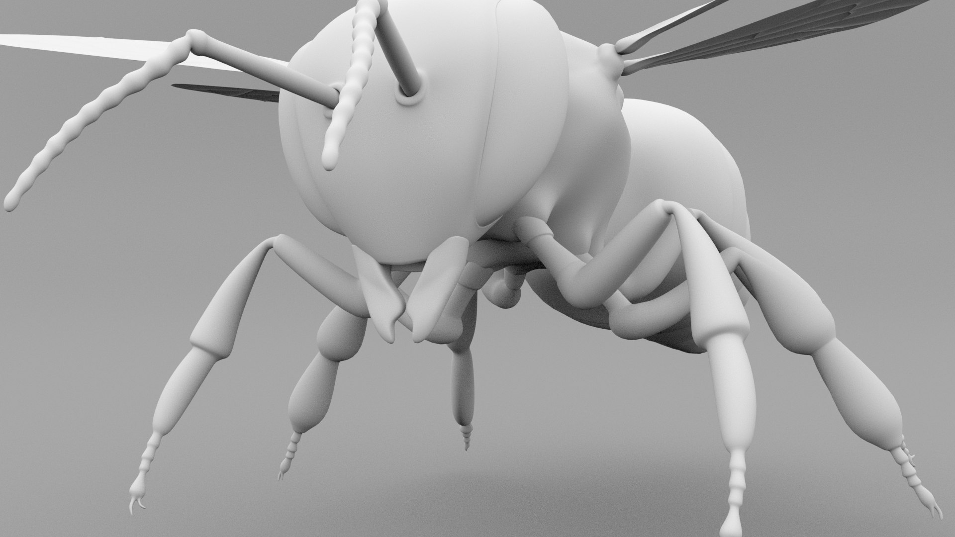 3D Realistic Bee - TurboSquid 2126675