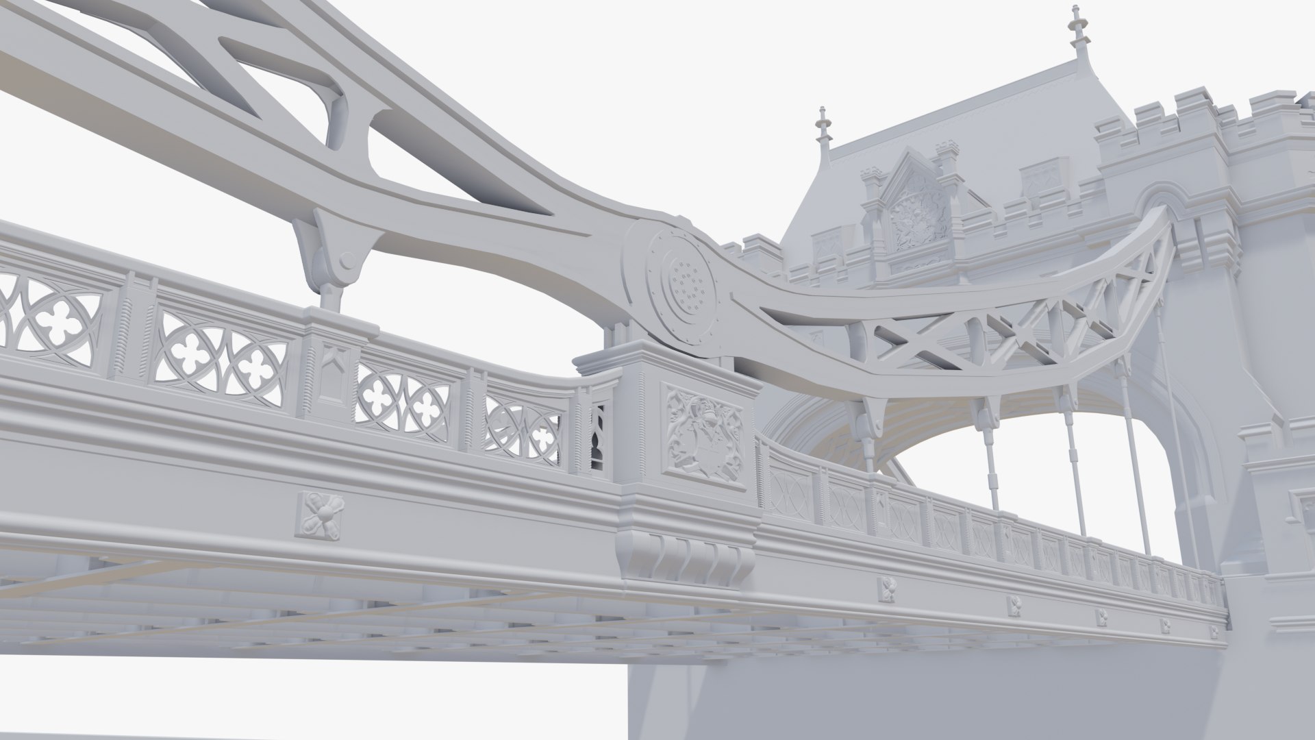 London Tower Bridge 3D Model - TurboSquid 2077856