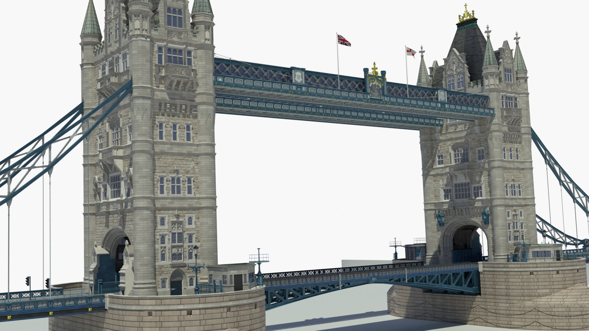 London Tower Bridge 3D Model - TurboSquid 2077856