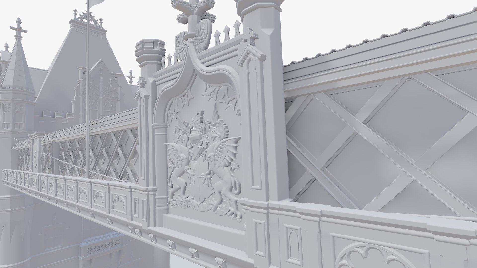 London Tower Bridge 3D Model - TurboSquid 2077856