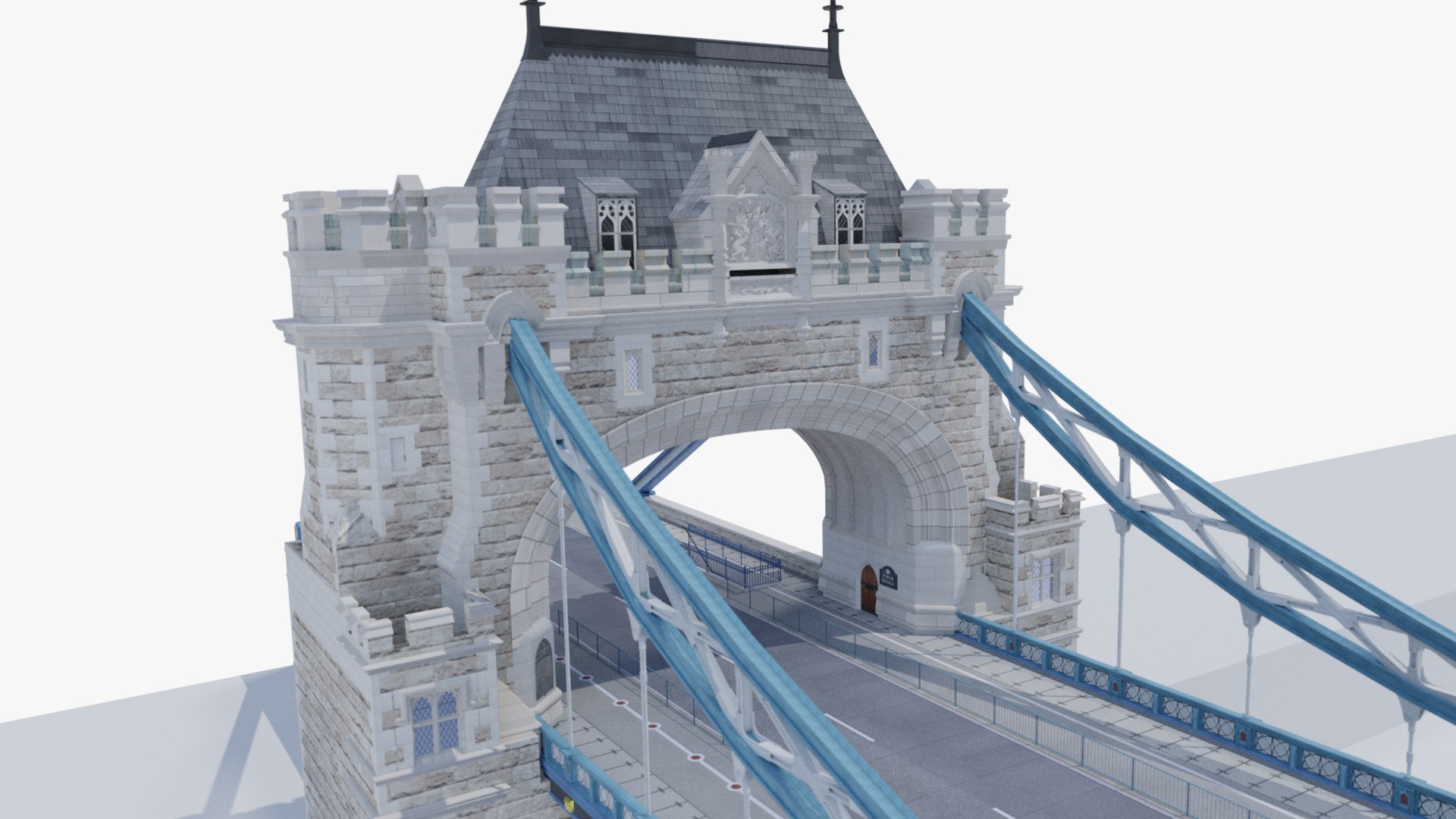 Model Restaurant Garneck Tower Bridge Model Office Desk Ornament ...