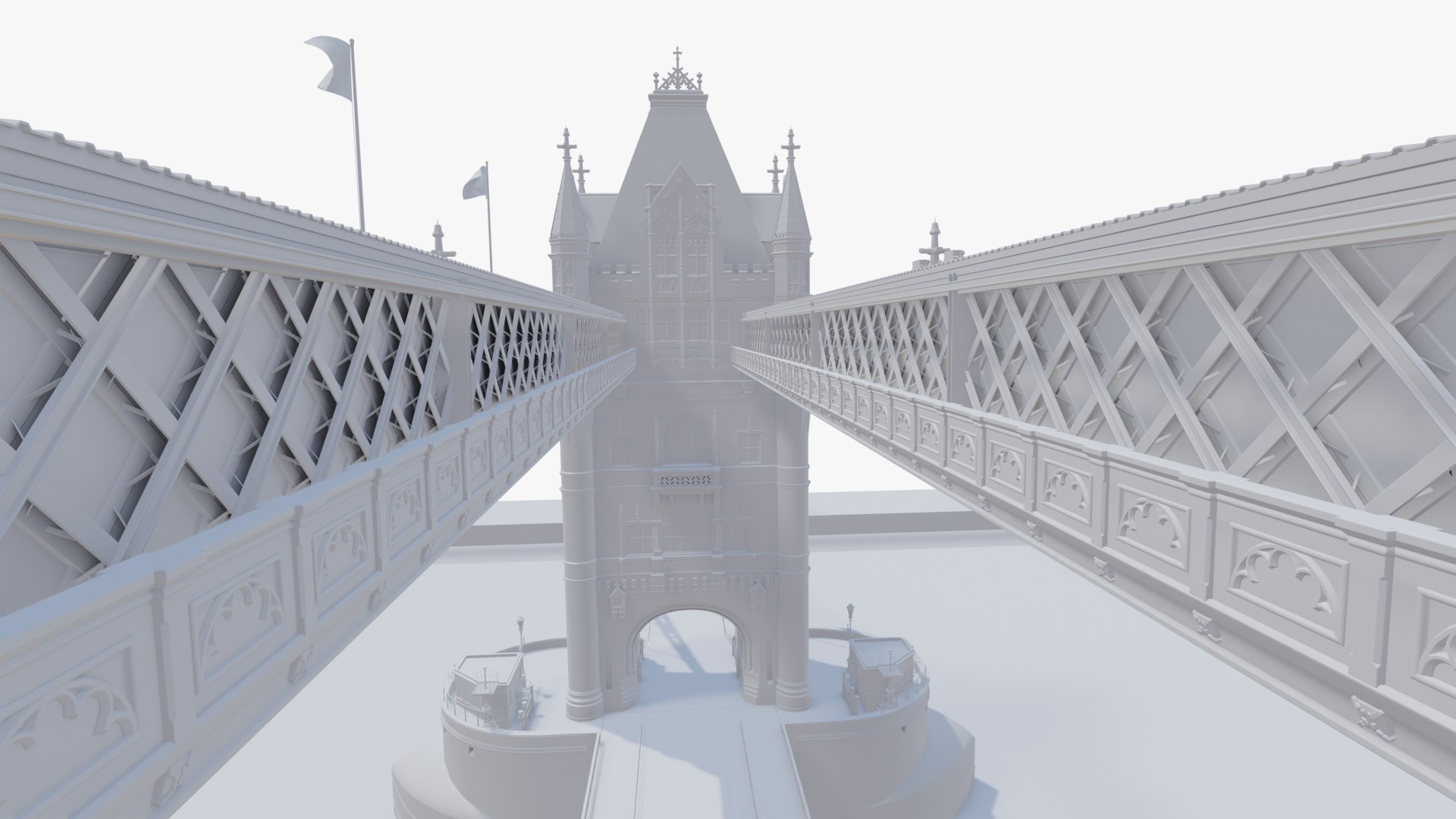 London Tower Bridge 3D Model - TurboSquid 2077856