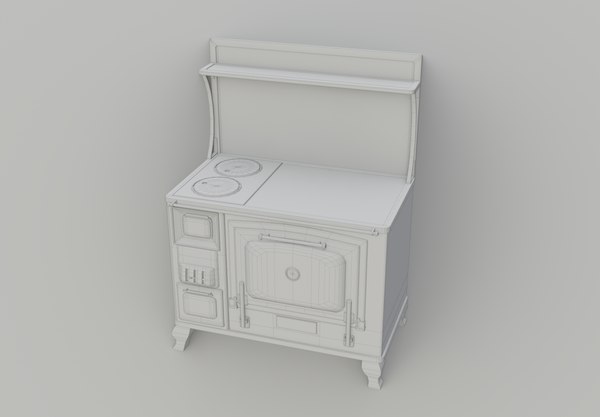 Antique Stove 3D model - TurboSquid 1935841