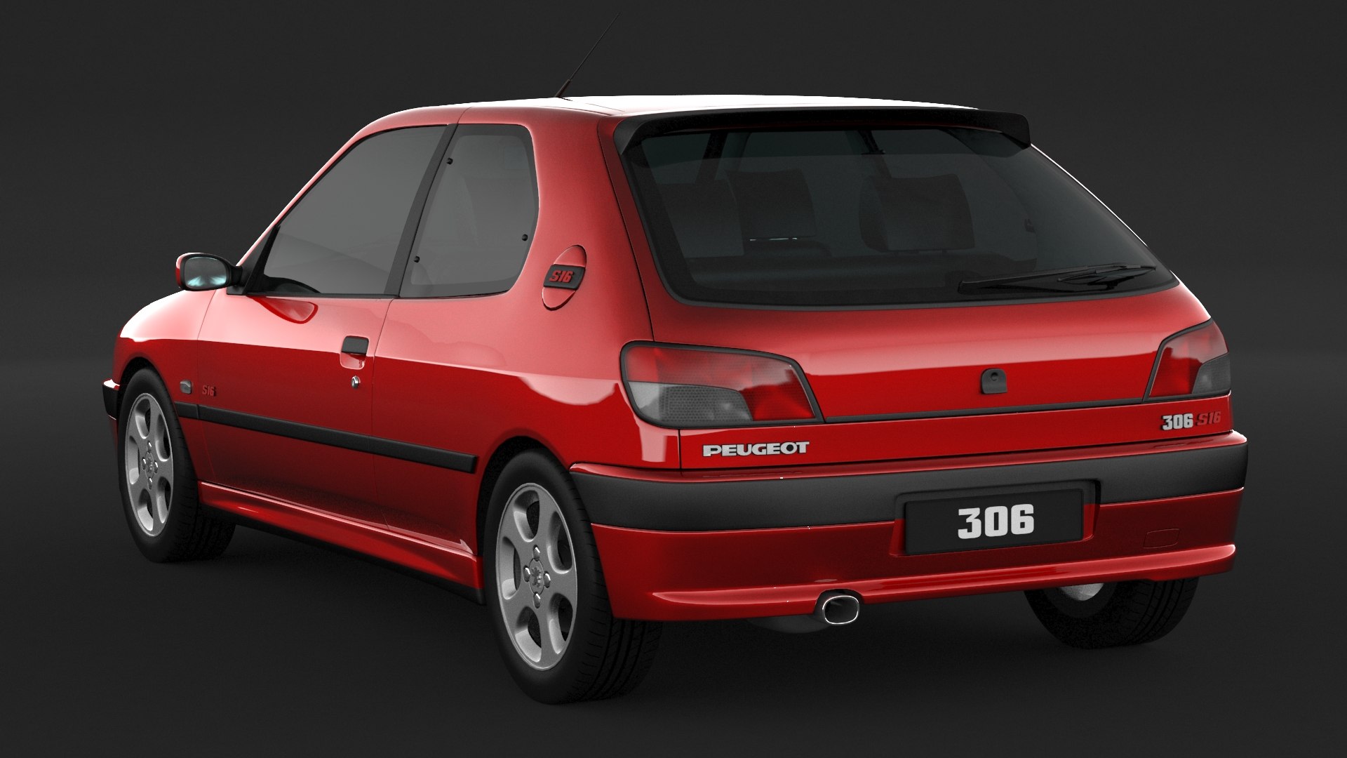 Peugeot 306 S16 3D Model - TurboSquid 1331103