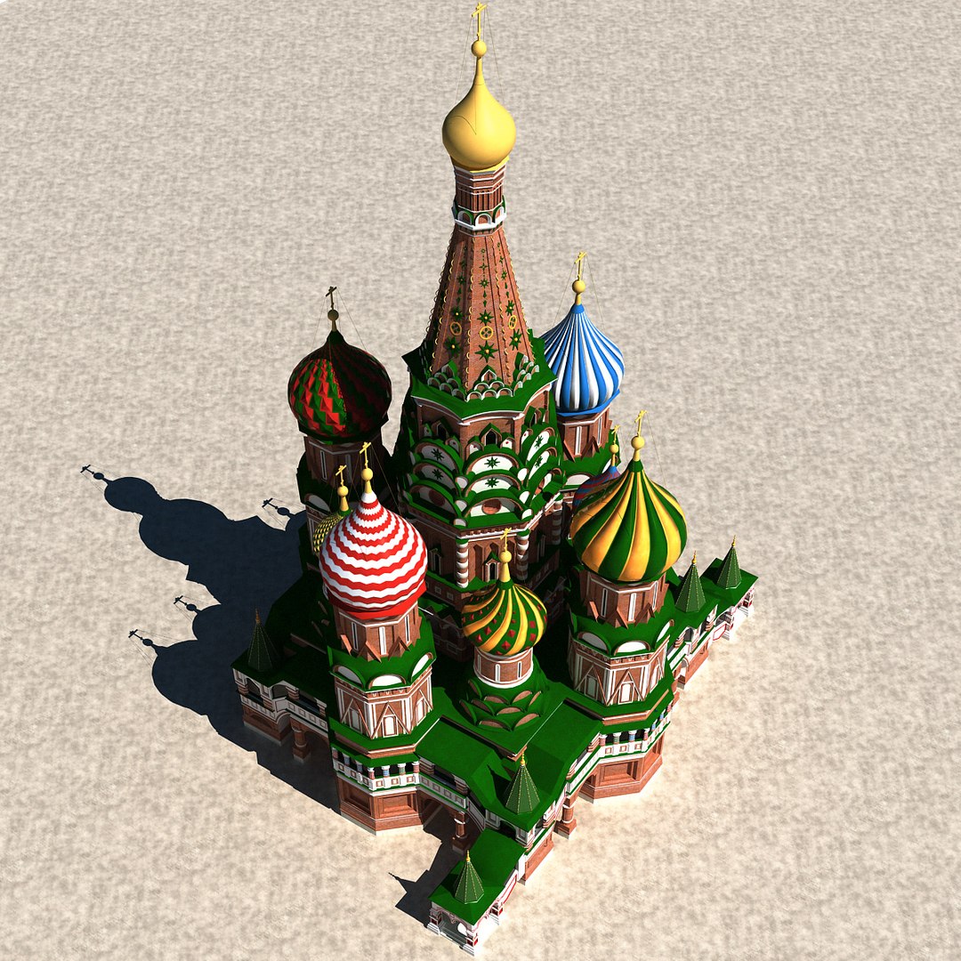 saint basils cathedral 3d model