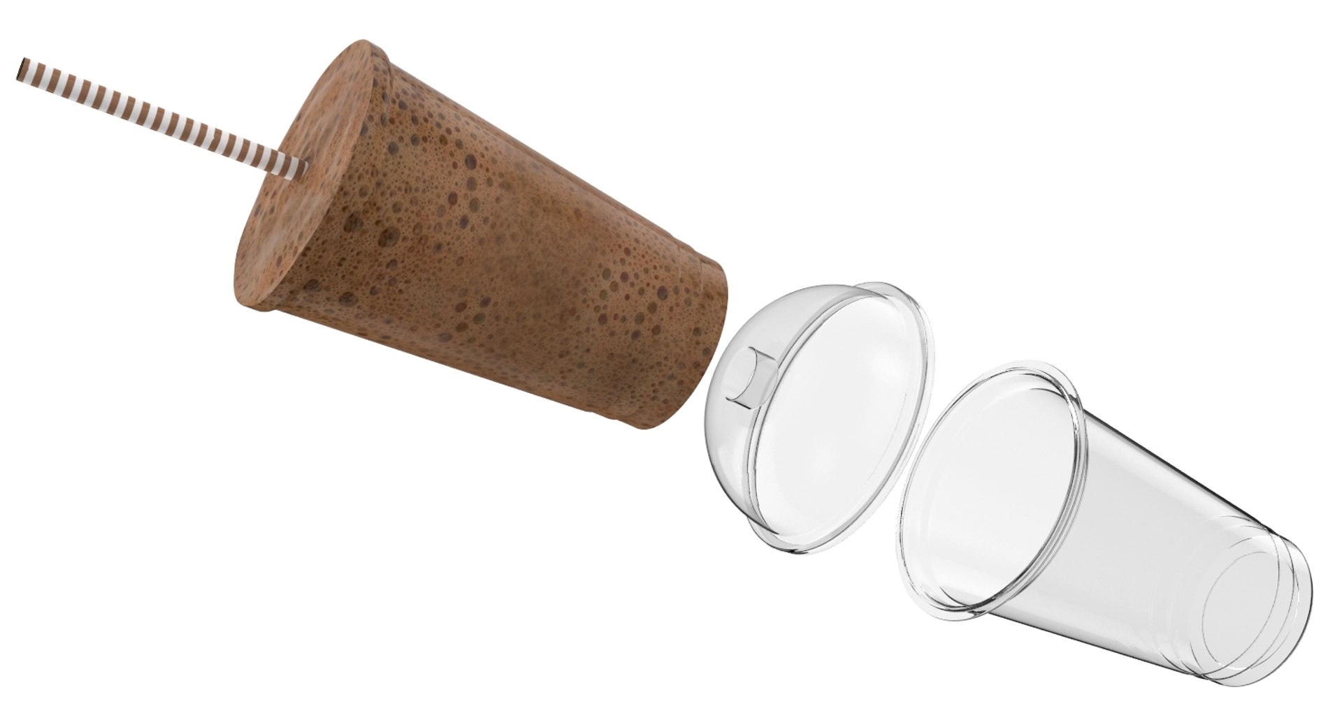 Milk Shake 3D Model - TurboSquid 1344621