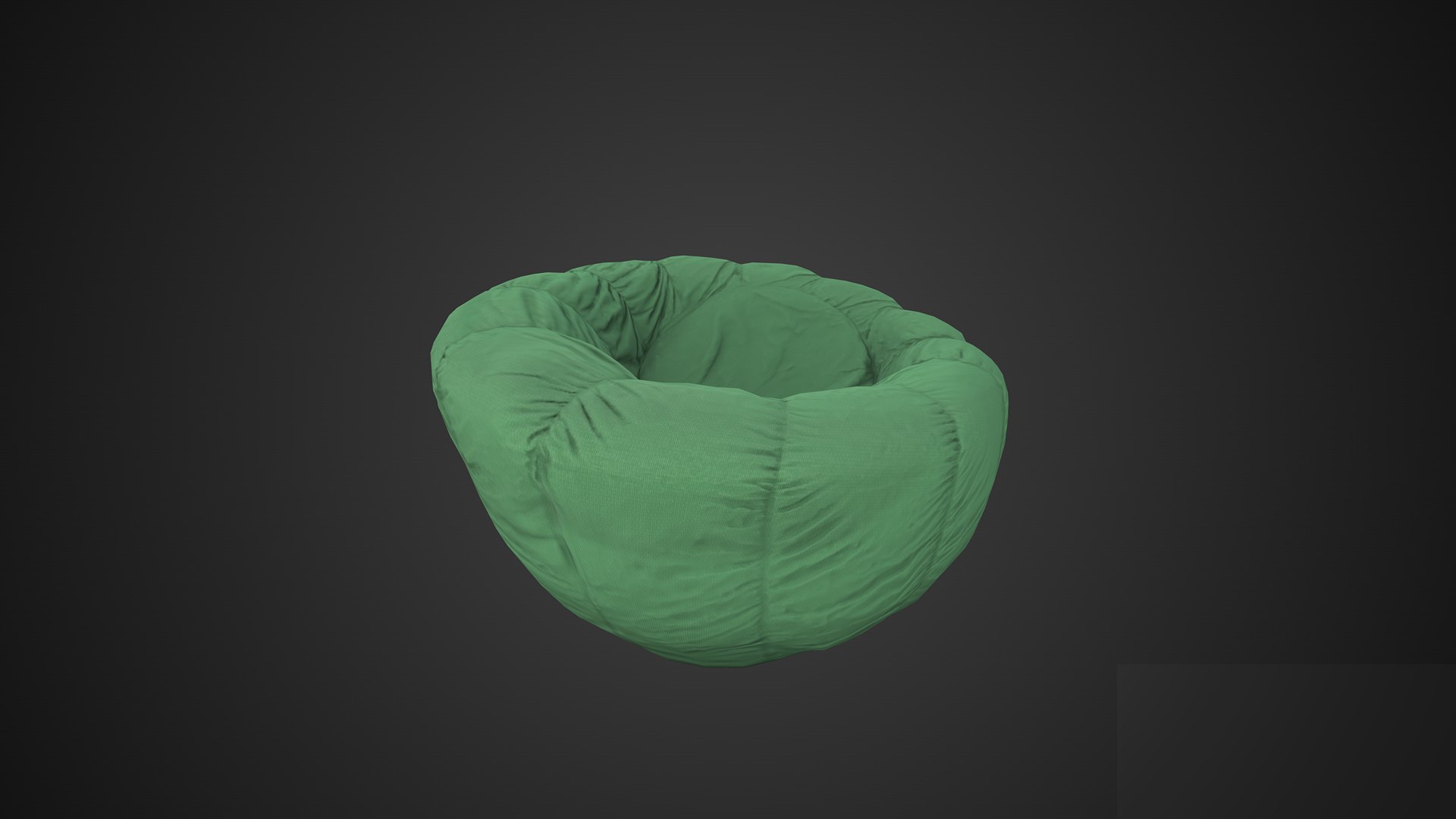 Game Ready Green Bean Bag 3D model - TurboSquid 2076766