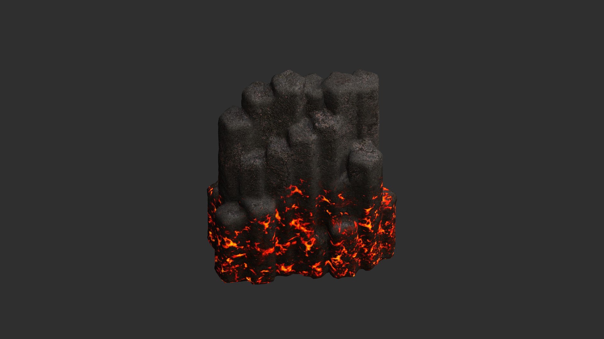 Free 3D Cave Crystal 1 - Lava Model - TurboSquid 2066084