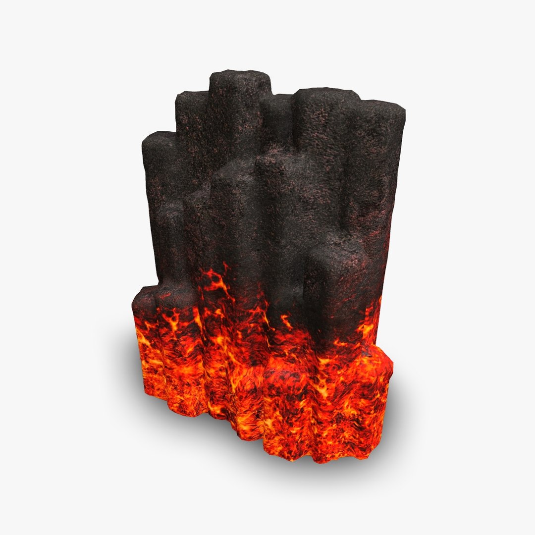 Free 3D Cave Crystal 1 - Lava Model - TurboSquid 2066084