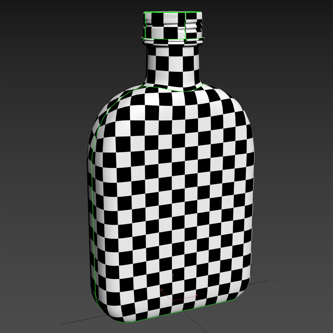 3D Flask Bottle 350ml - TurboSquid 2266380