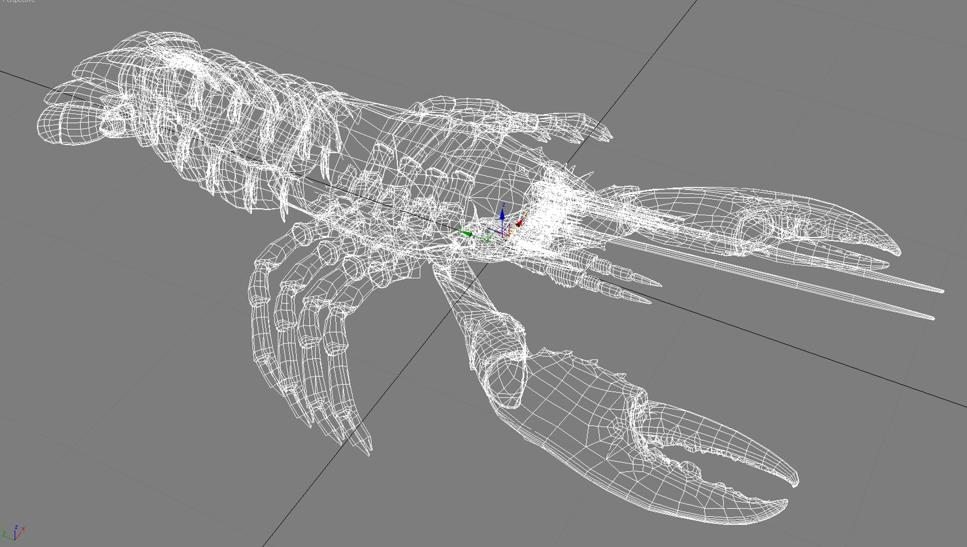 3d lobster model