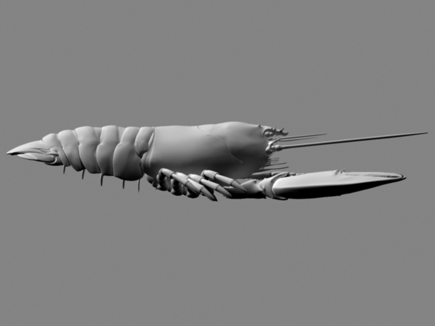 3d lobster model