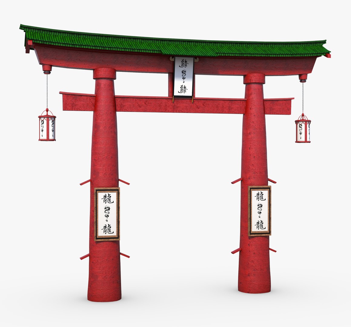 Torii Gate 3D - TurboSquid 1345699