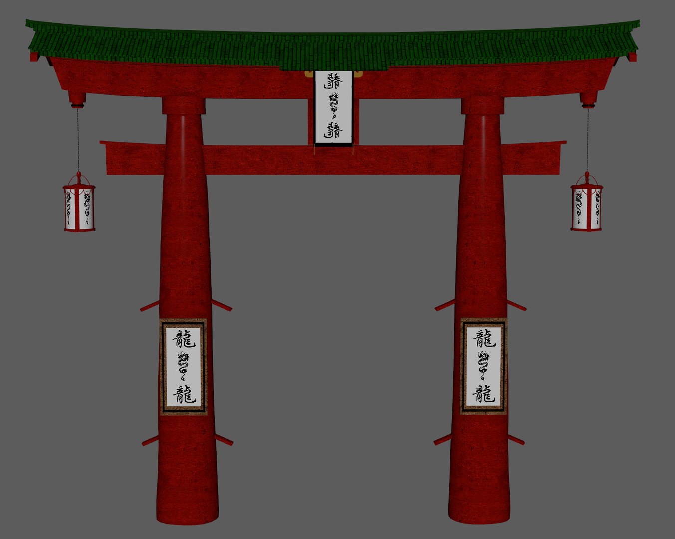 Torii Gate 3D - TurboSquid 1345699