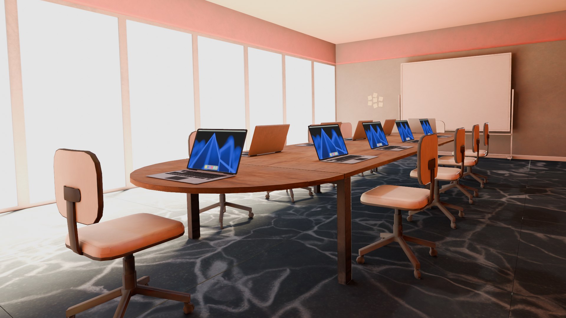 VR Conference Room 3D Model - TurboSquid 2154156