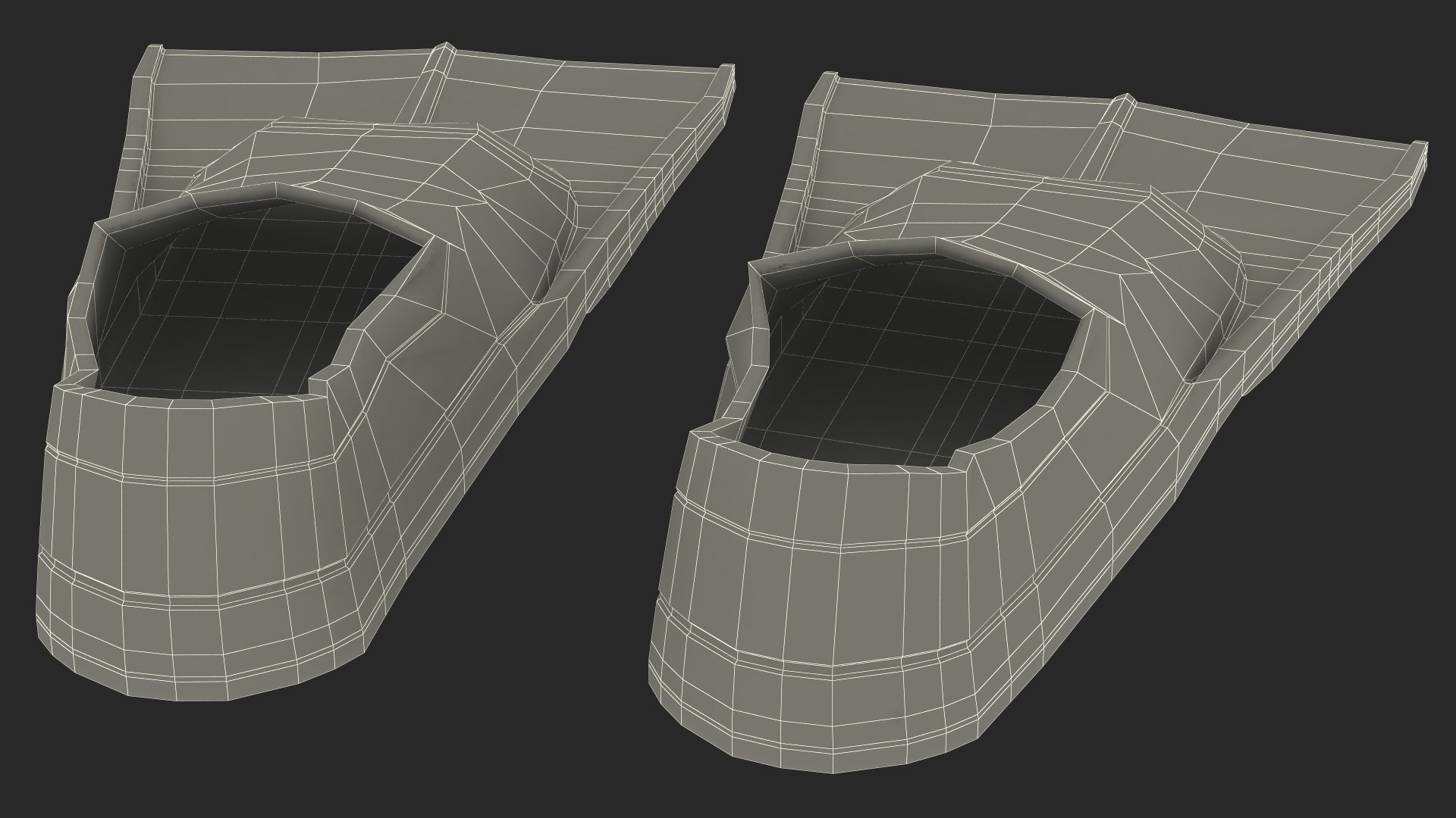 Short Blade Training Fin 3D Model - TurboSquid 2208708