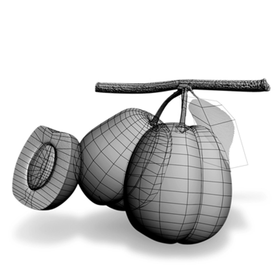 Plums 3d Model