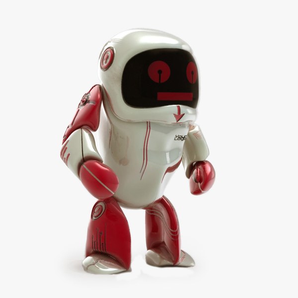 modelo 3d Robot rojo - TurboSquid 666505
