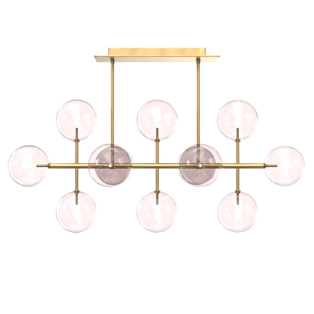 Glass Globe Mobile Linear Chandelier 3D 모델 - TurboSquid 2062343
