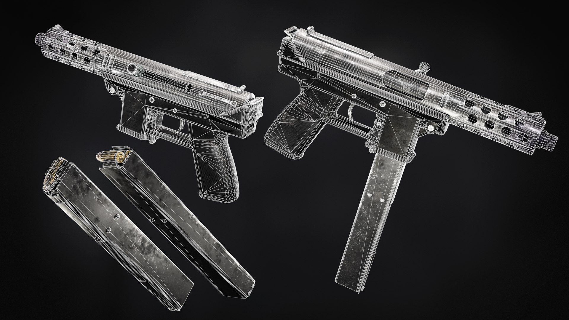 3D Tec-9 Model - TurboSquid 2090313