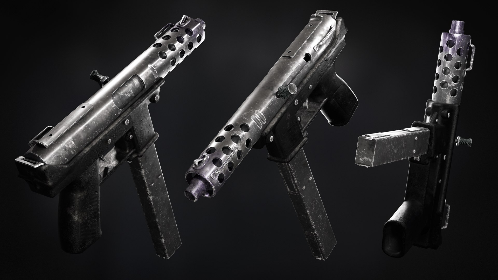 3D Tec-9 Model - TurboSquid 2090313