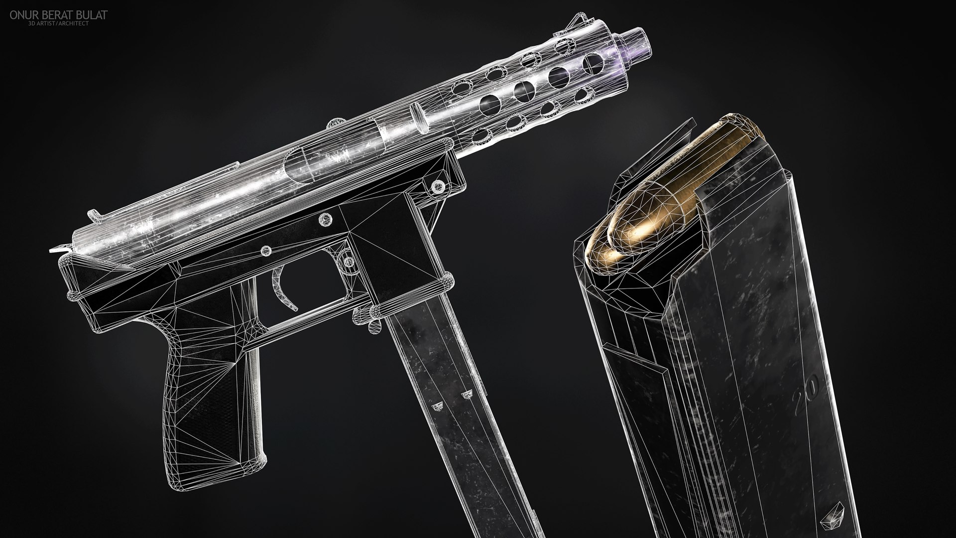 3D Tec-9 model - TurboSquid 2090313