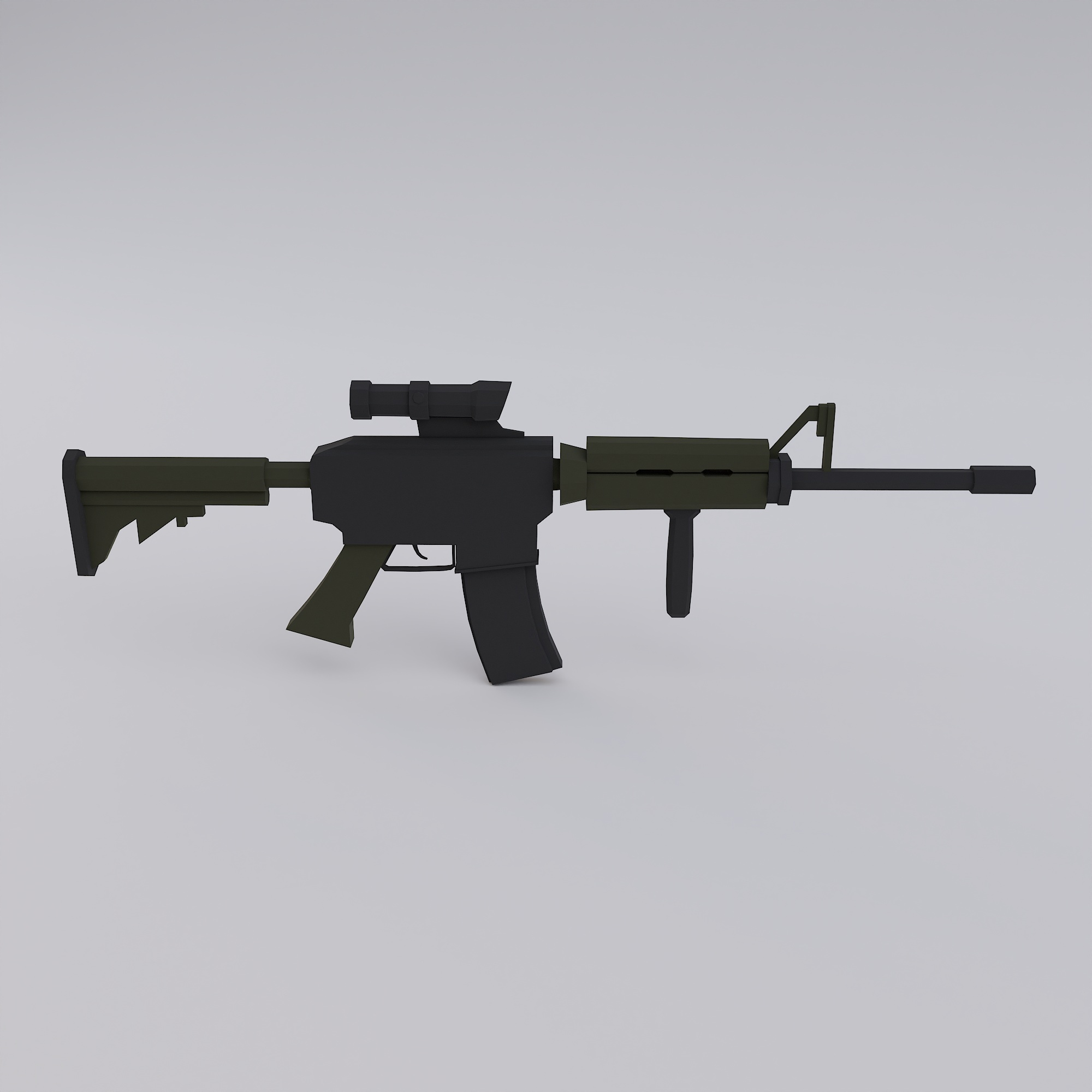 M4A1 Carbine assault rifle gun 3D 모델 - TurboSquid 1993073