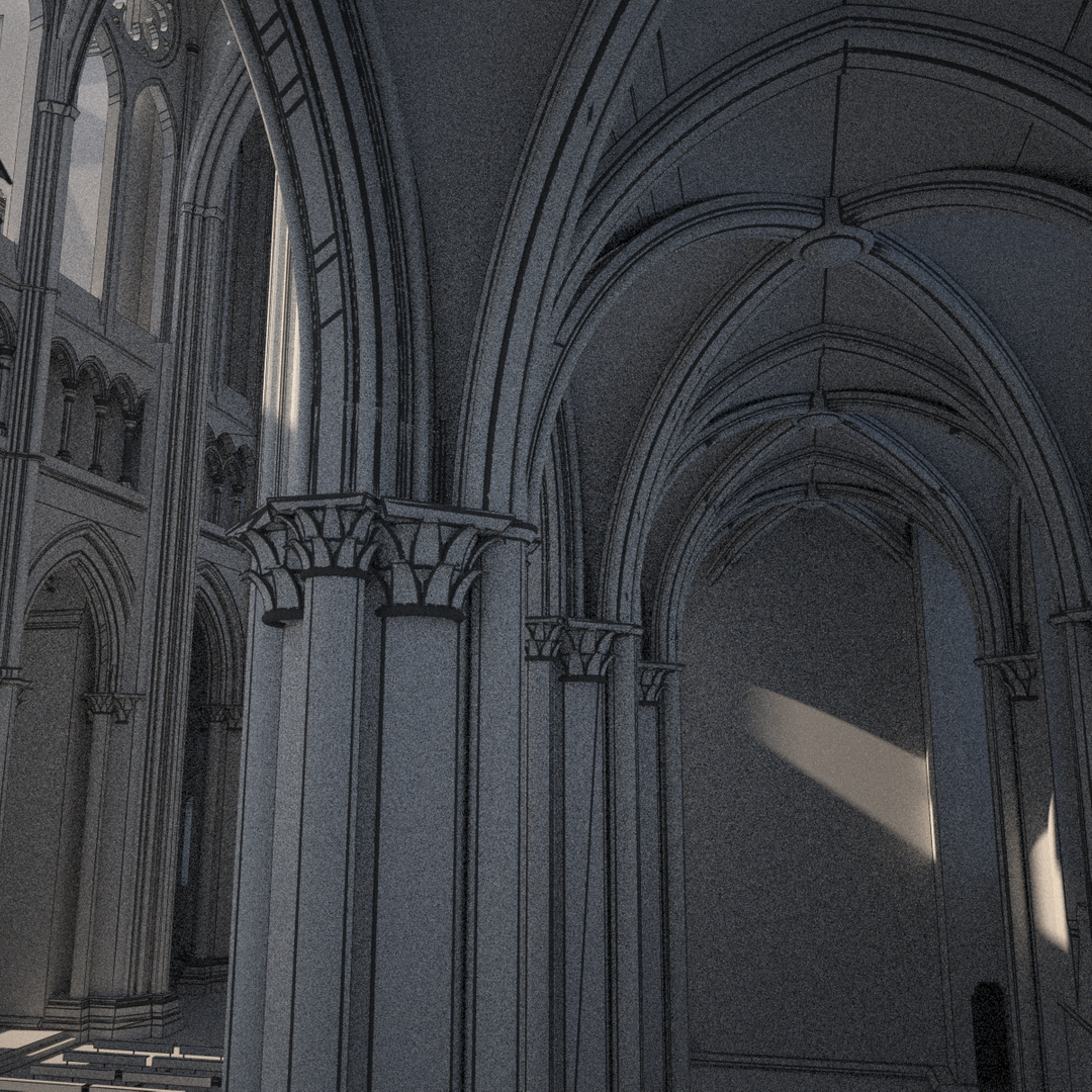 Chartres cathedral 3D model - TurboSquid 1246219