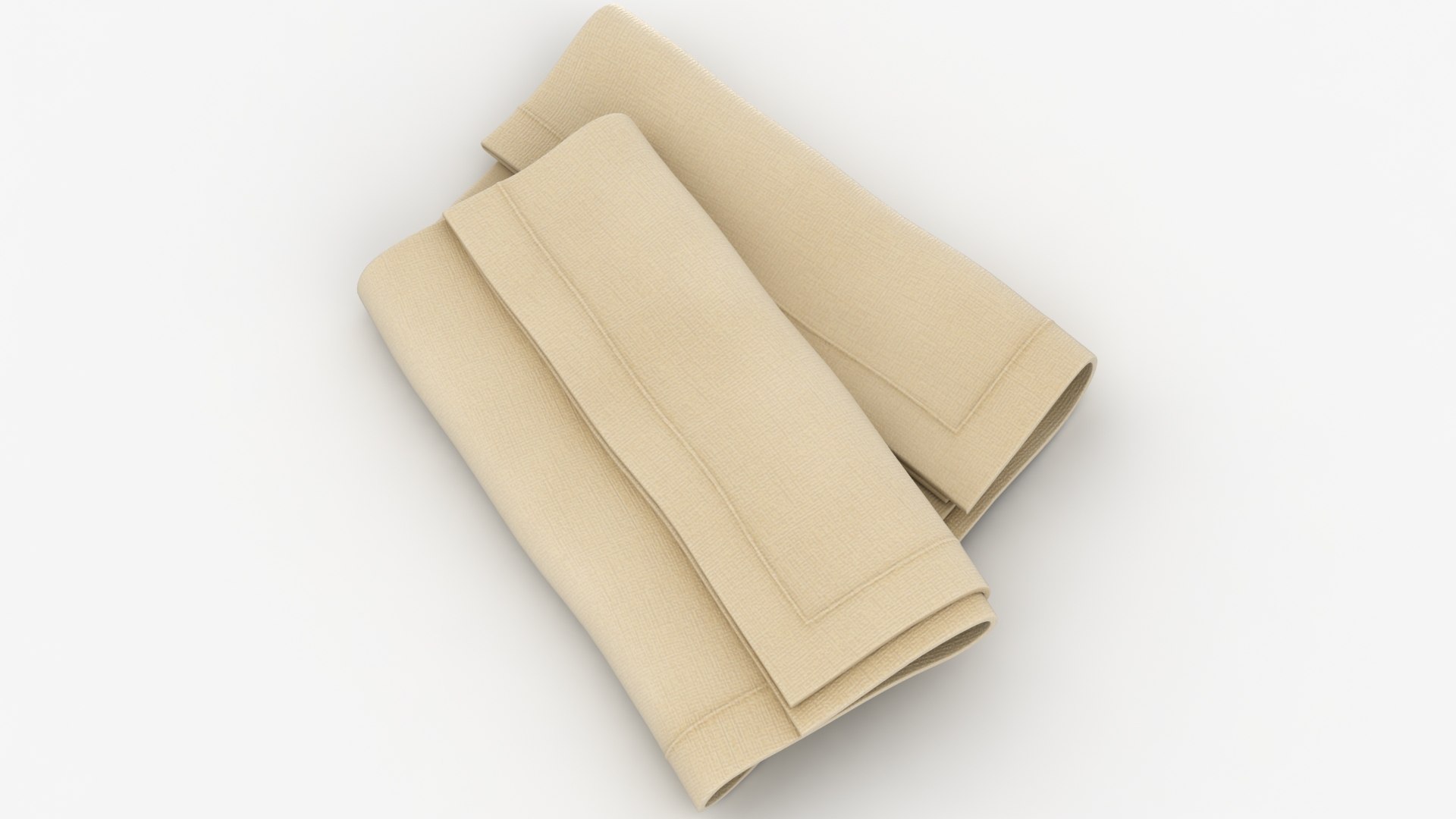 Realistic Folded Napkin 3D Model - TurboSquid 1499368