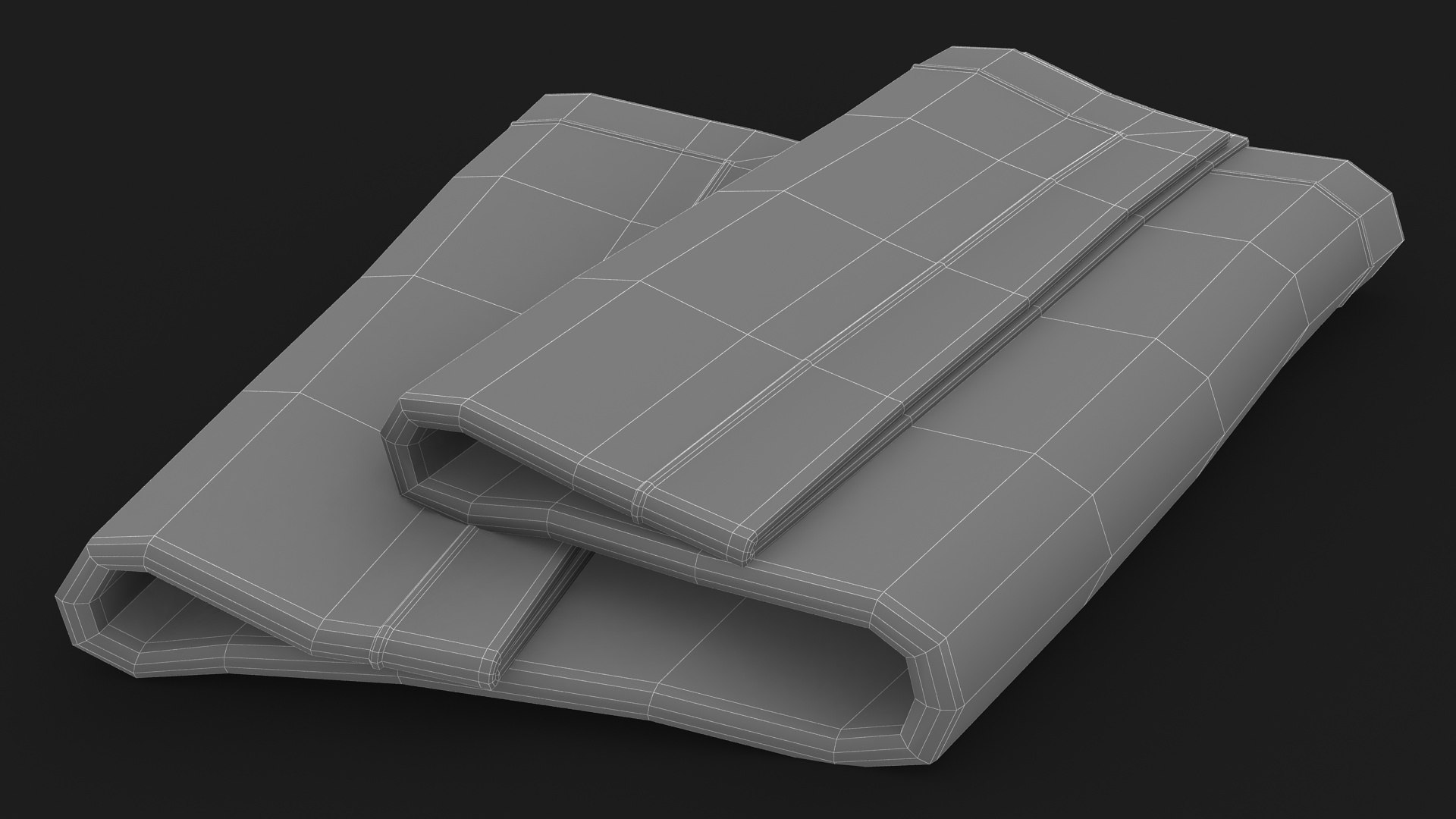 Realistic Folded Napkin 3D Model - TurboSquid 1499368