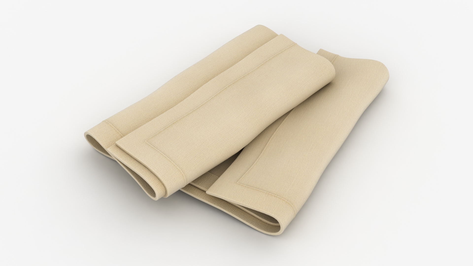 Realistic Folded Napkin 3D Model - TurboSquid 1499368