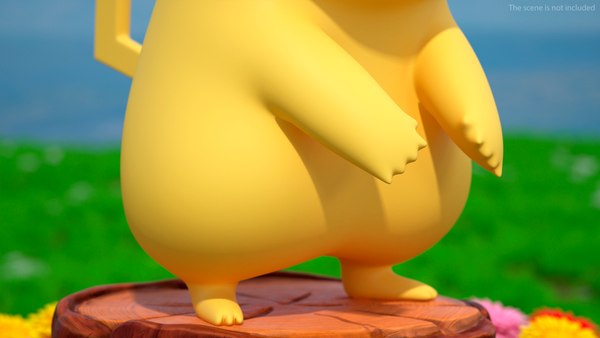 modèle 3D de Personnage de dessin animé Pikachu - TurboSquid 2076940