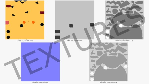 modelo 3d Personaje de dibujos animados Pikachu - TurboSquid 2076940