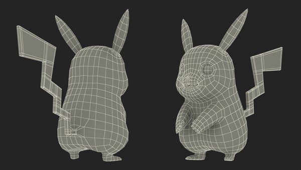 modelo 3d Personaje de dibujos animados Pikachu - TurboSquid 2076940