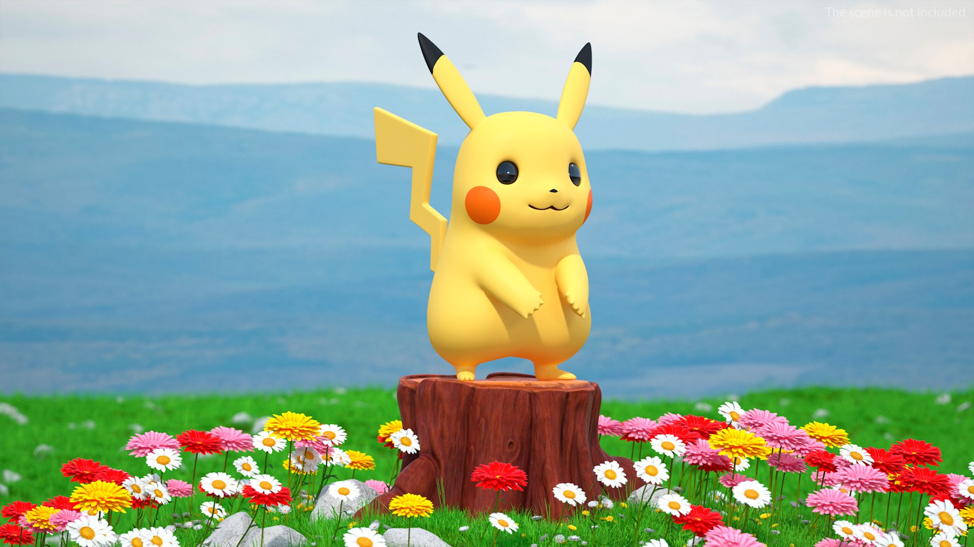 3D Model Cartoon Character Pikachu - TurboSquid 2076940