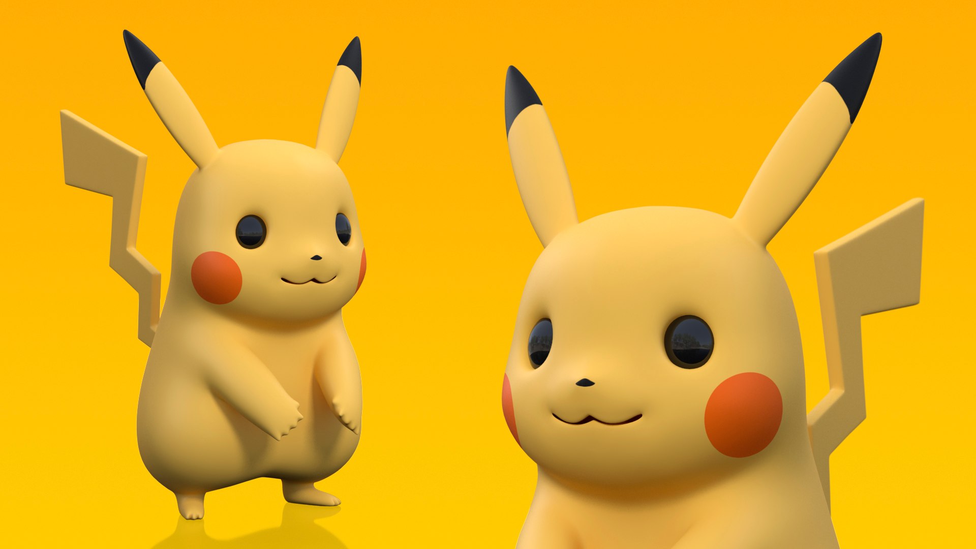 3D Model Cartoon Character Pikachu - TurboSquid 2076940