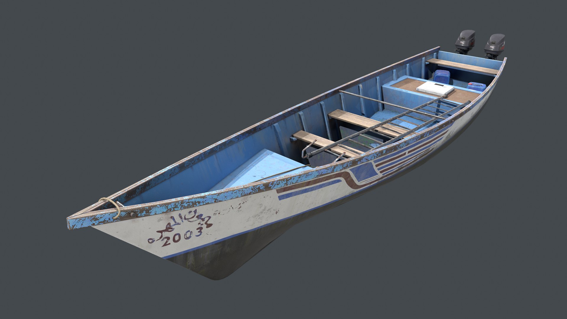 3D Pirate Speed Boat - TurboSquid 2216069