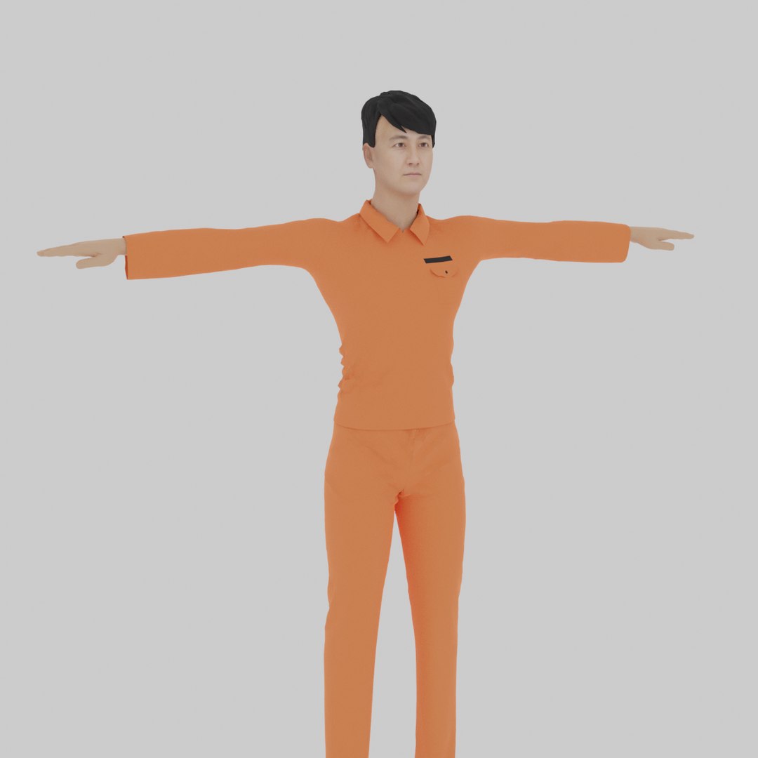 Prisoner 3D Model - TurboSquid 2021562