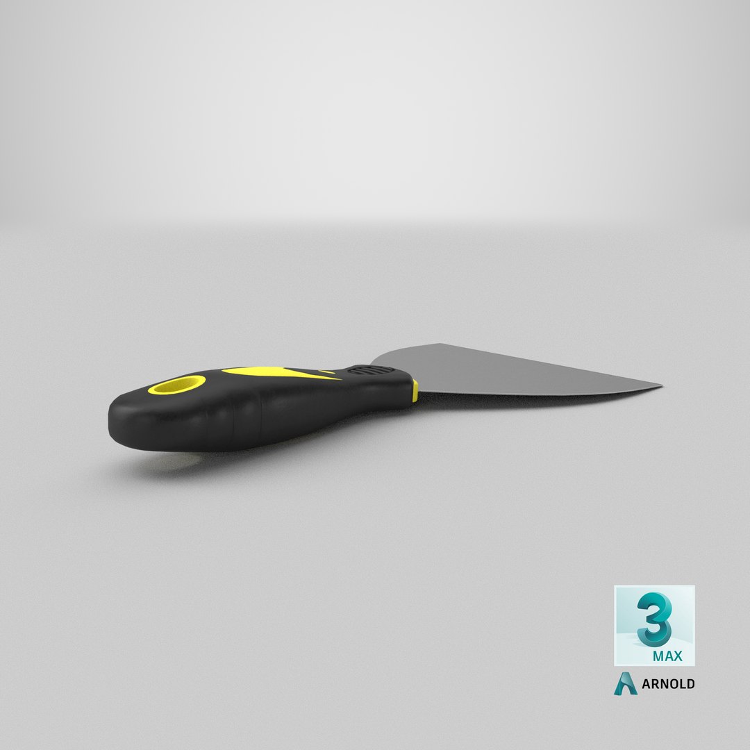 3D Paint Scraper 04 Clean and Dirty - TurboSquid 2098331