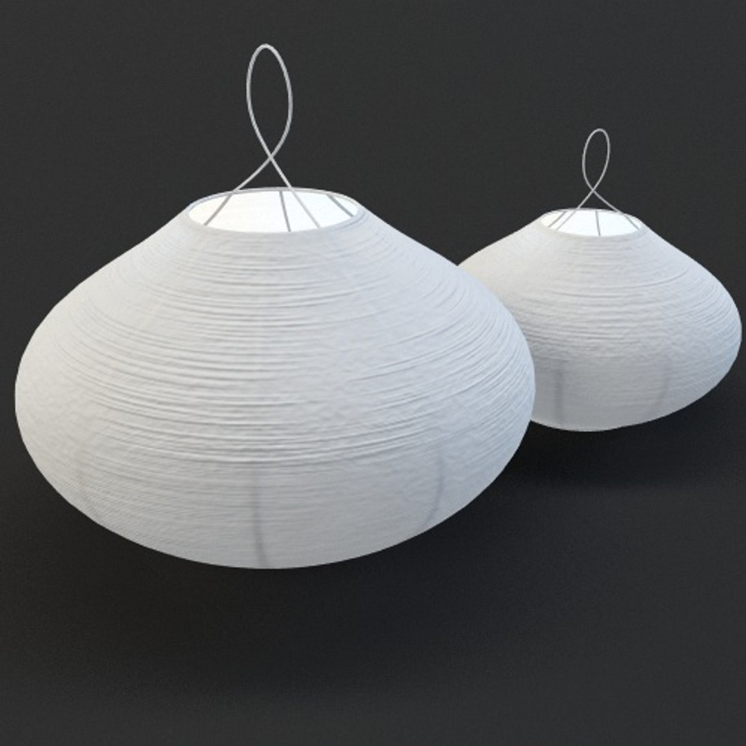 Paper Lantern 3d C4d