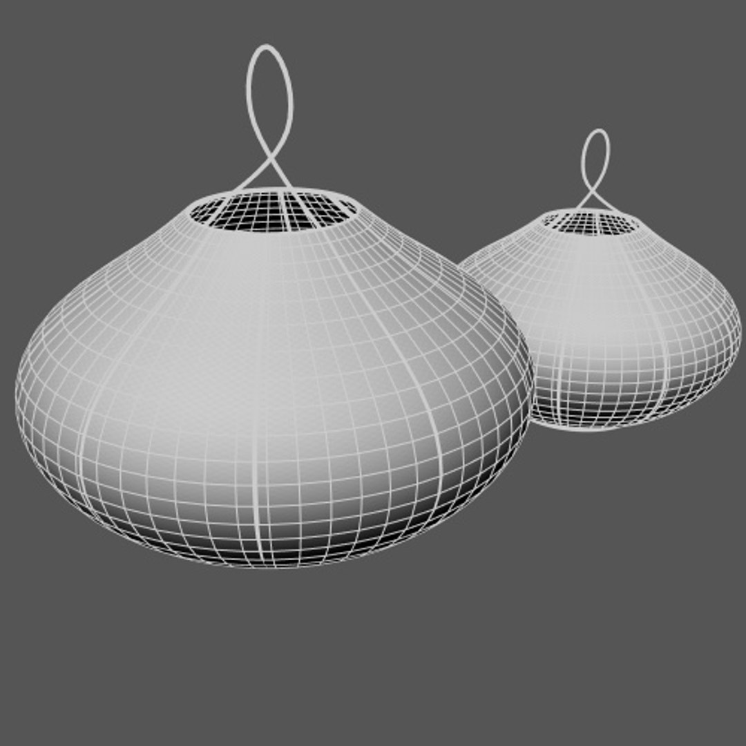 Paper Lantern 3d C4d