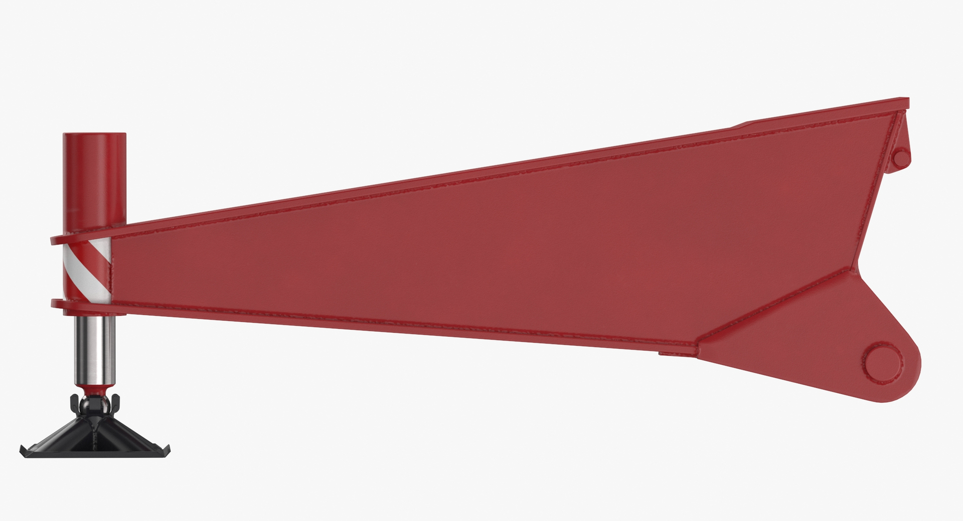 3D model crane outrigger 03 red - TurboSquid 1680023