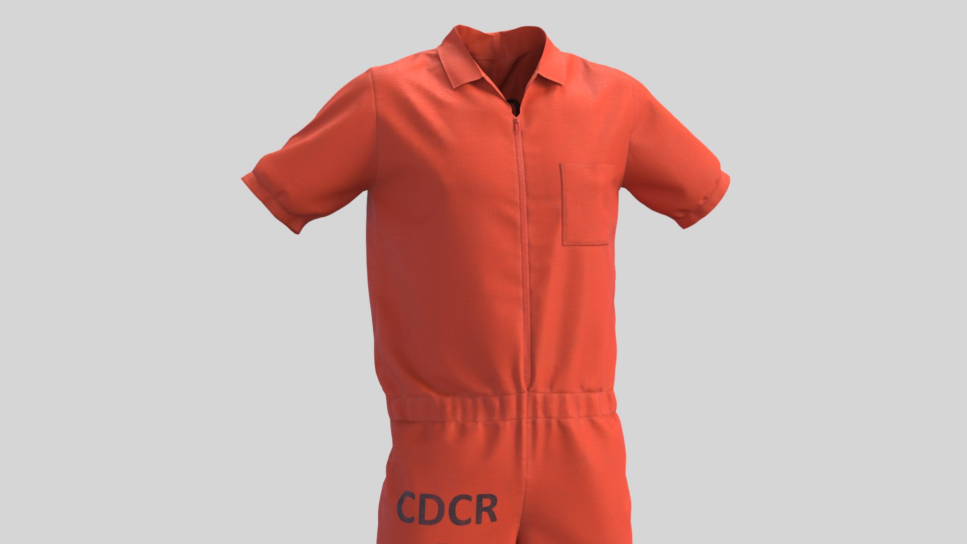 3D CDCR Prison Overalls Collection model - TurboSquid 2052388