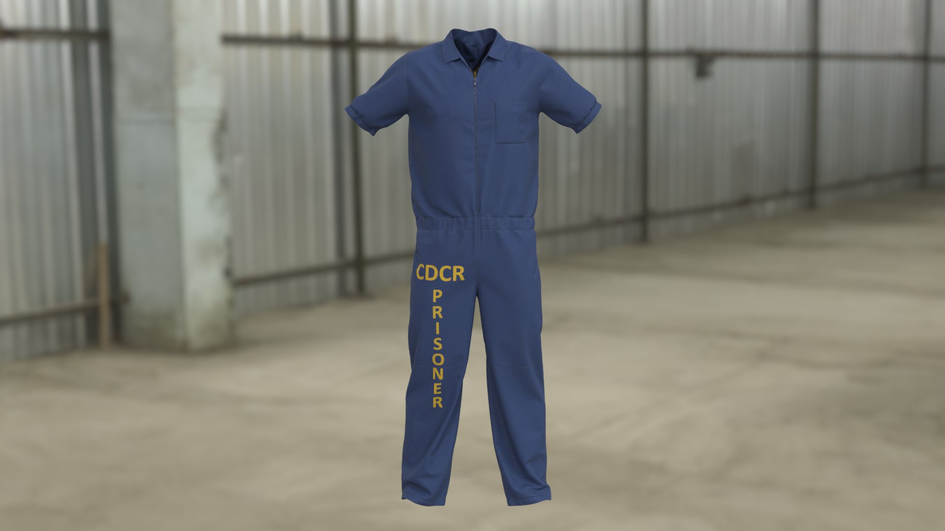 3D CDCR Prison Overalls Collection model - TurboSquid 2052388