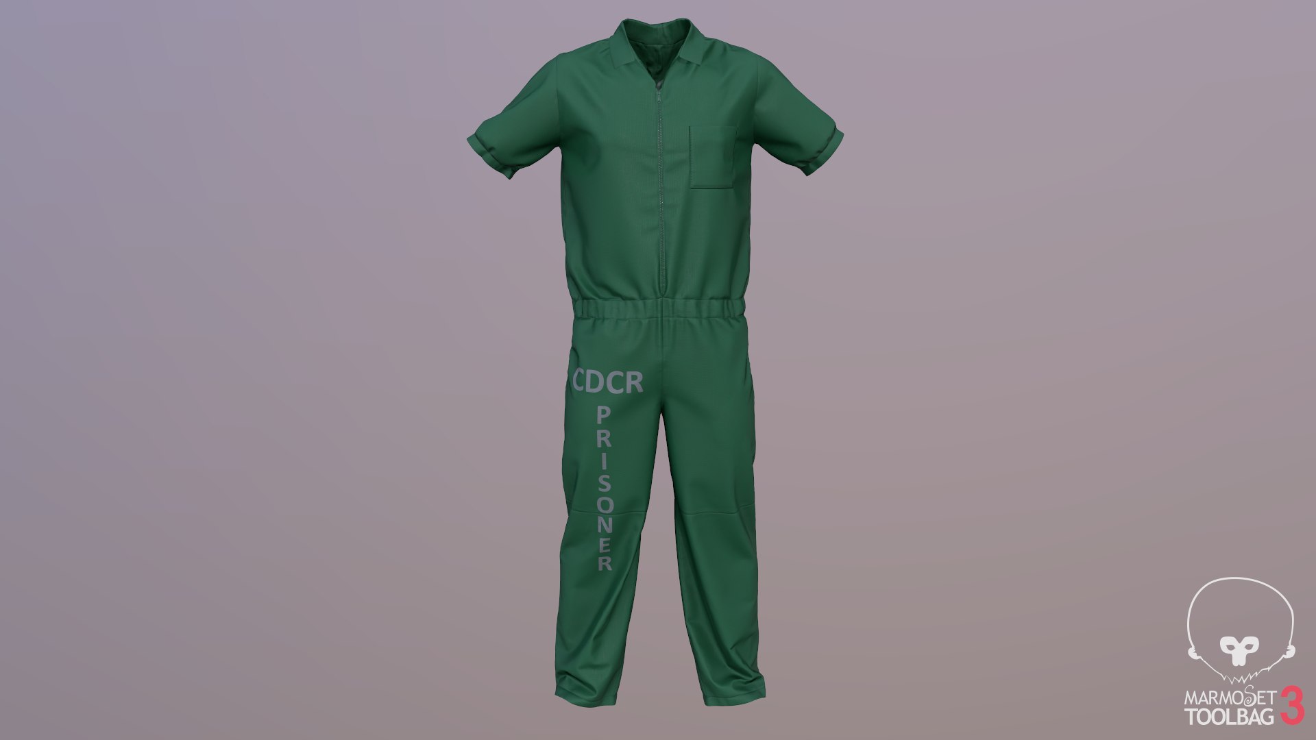 3D CDCR Prison Overalls Collection model - TurboSquid 2052388