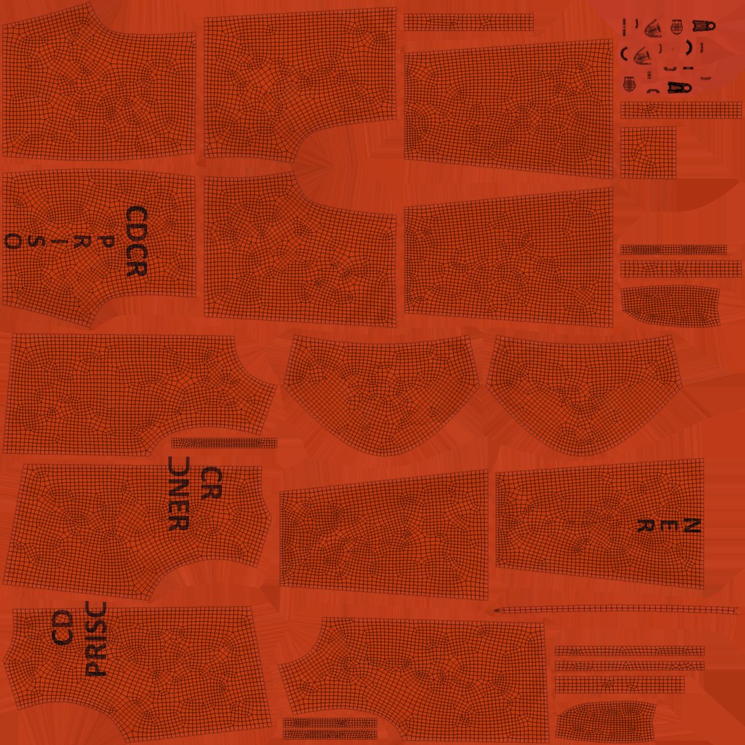 3D CDCR Prison Overalls Collection model - TurboSquid 2052388