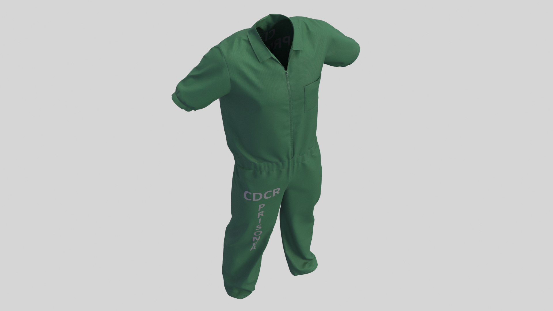 3D CDCR Prison Overalls Collection Model - TurboSquid 2052388