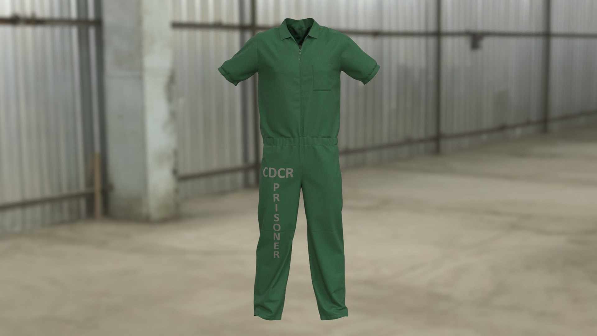 3D CDCR Prison Overalls Collection Model - TurboSquid 2052388